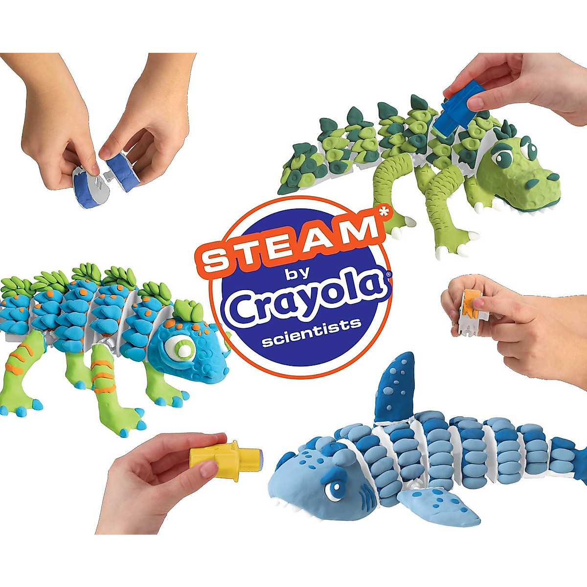 Crayola Build A Beast Bundle, Model Magic Craft Kit, Gift for Kids, 5, 6, 7, 8 [Amazon Exclusive]