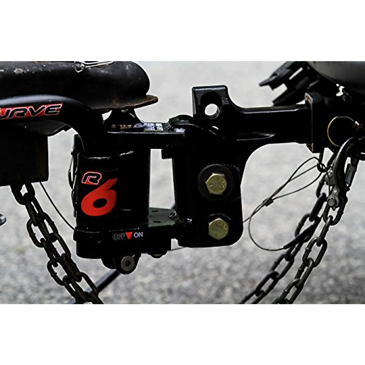 Camco Eaz-Lift ReCurve R6 1,200lb Weight Distribution Hitch | Features 1,400lb Max Tongue Weight Rating, 2-5/16-inch Ball has a 15,000lb Max Rating, and Premium Adaptive Sway Control | (48734)