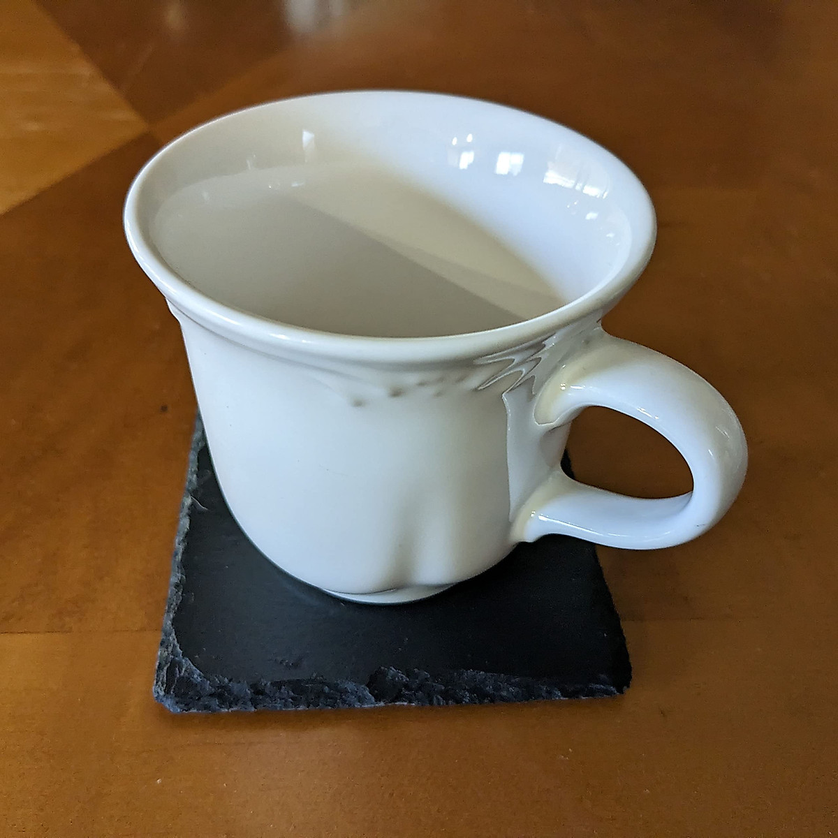 Premium Slate Coasters Set with Laser-Etched Porsche 911 Design | Stylish Drink Mats for Home & Car Enthusiasts - Square Slate - set of 6