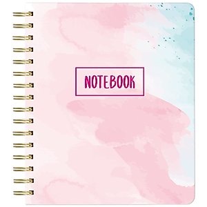 ceiba tree Divider Notebook with Tabs Spiral Notebook Watercolor Design Lined Journal Hardcover Notebook for Home Office School Classroom