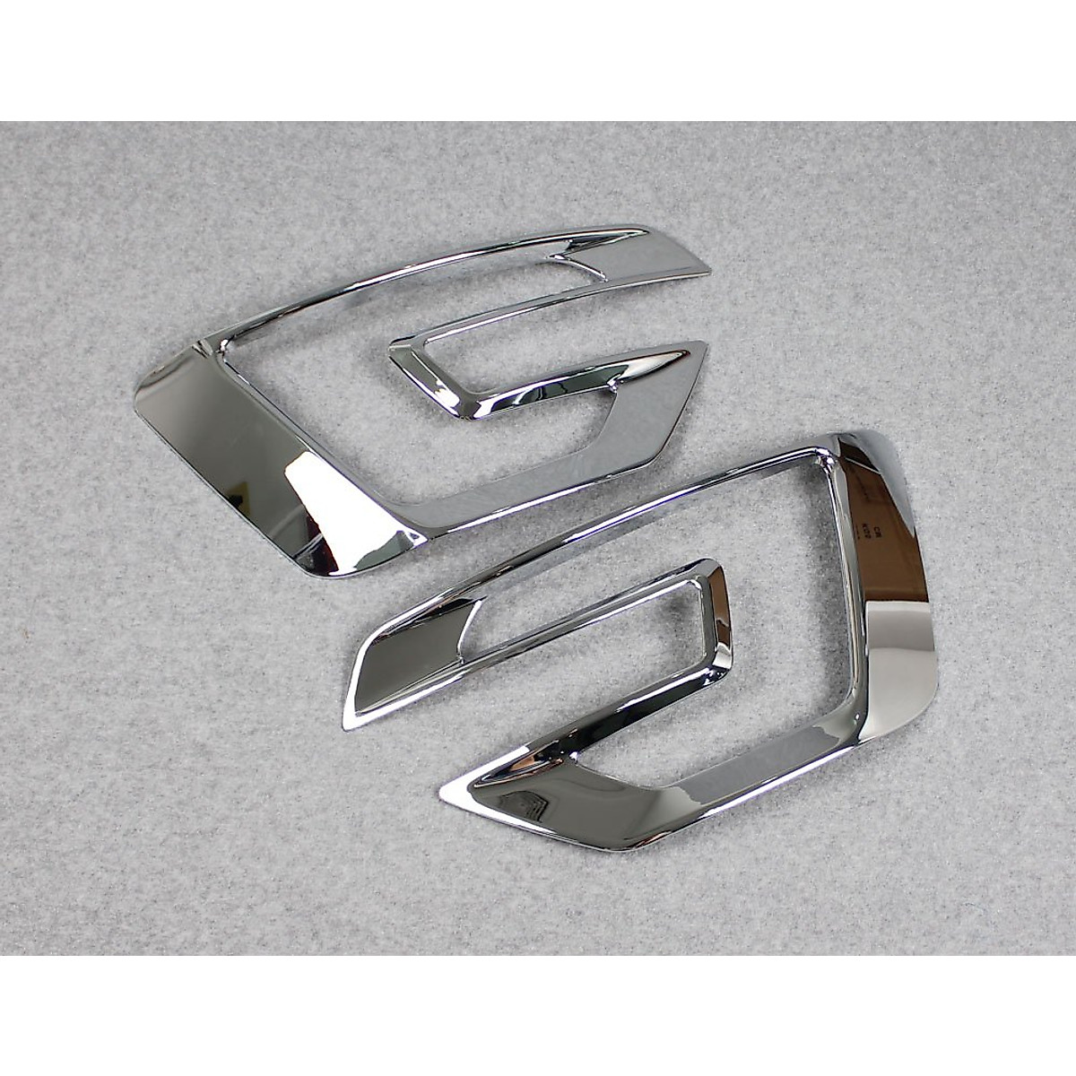 ABS Chrome Car Front Fog Light Lamp Cover Trim Trims Fit For Ford Explorer 2015 2016 2017