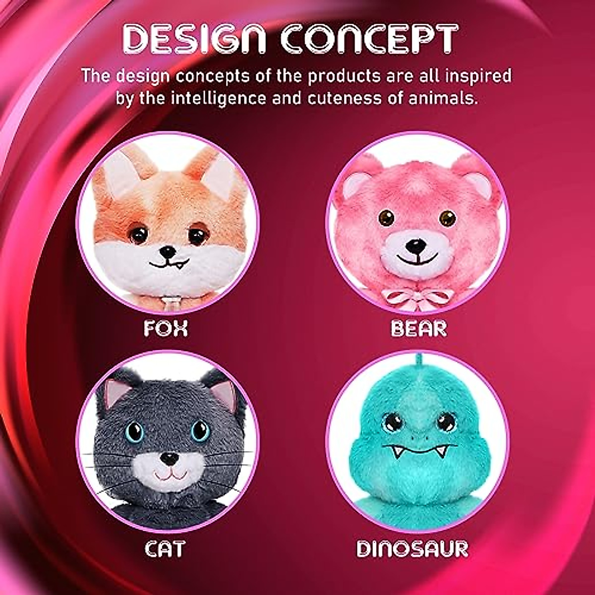 owawa cute Series 15'' Plush Toy, Soft and Fluffy Preschool Stuffed Animals, Suitable for Easter, Christmas, Birthday Gifts...Fox