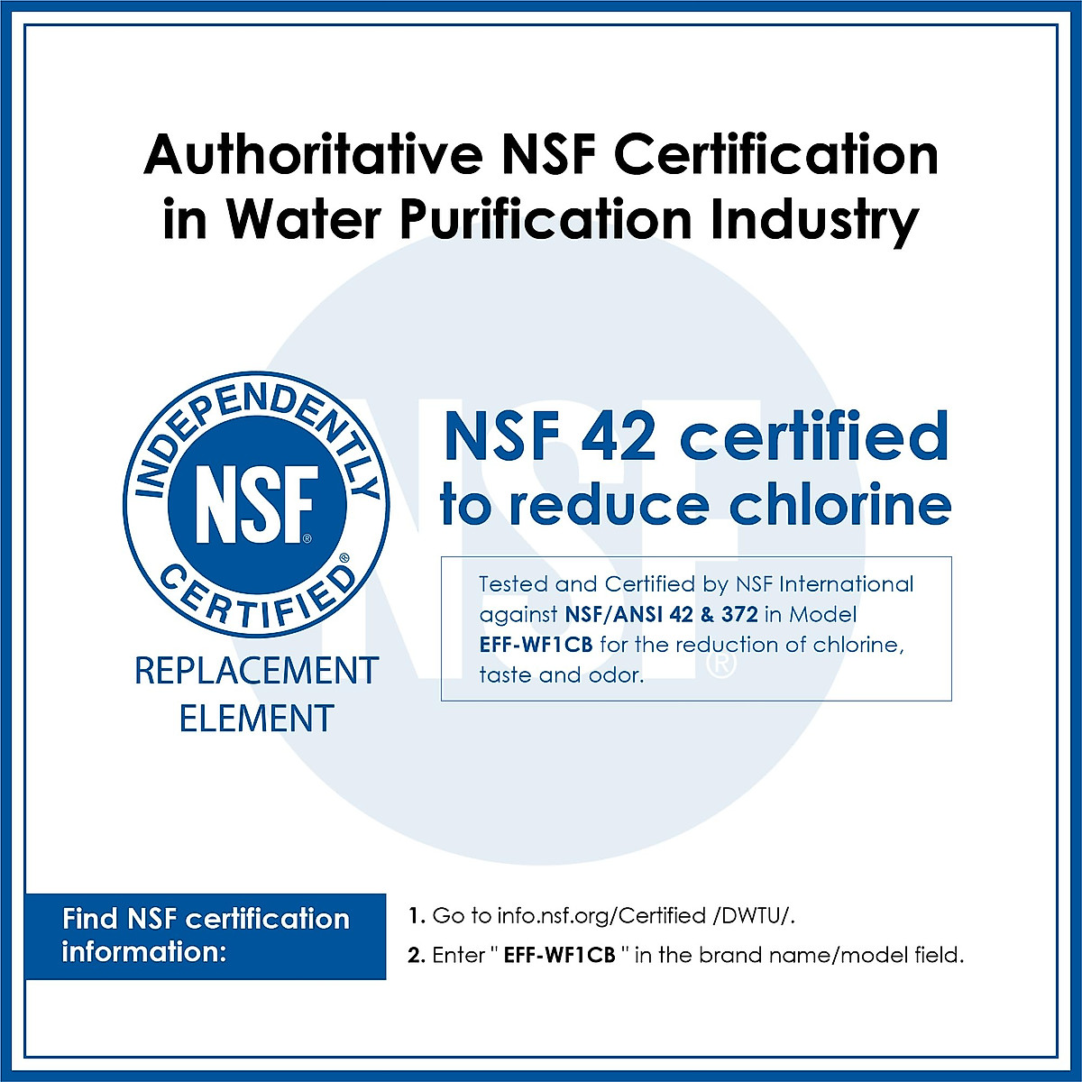 Waterdrop WF1CB Replacement for Frigidaire® PureSource WFCB, RG100, NGRG2000, WF284, 9910, 469906, 469910 Refrigerator Water Filter, 3 Filters