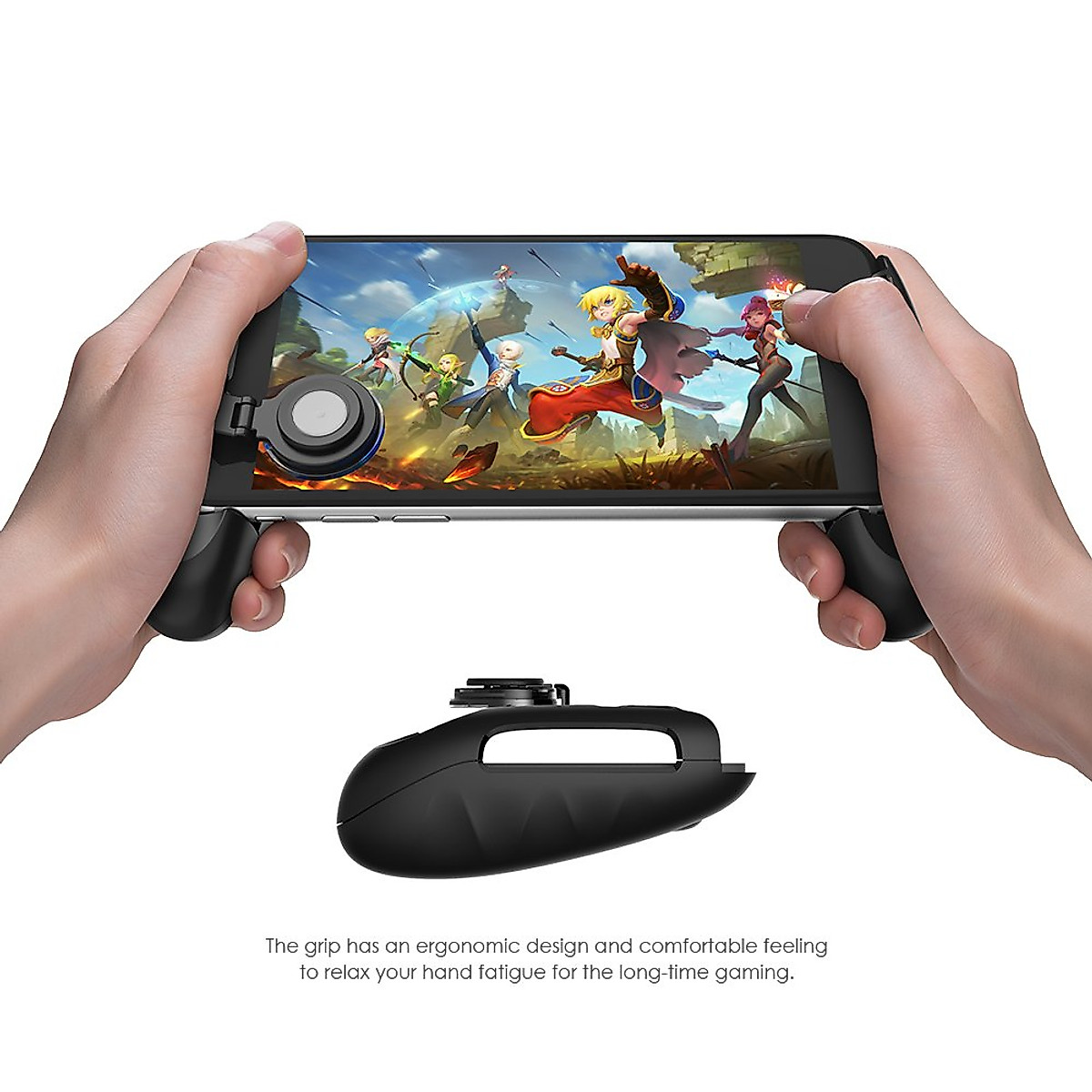 GameSir F1 Grip Game Controller Mobile Joystick Gamepad, Ergonomic Design Handle Holder Handgrip Stand for PUBG Fortnite, Support 5.5''-6.5'' Smartphone