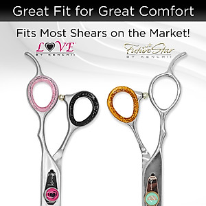 Kenchii Extra Soft Premium Shear Finger Ring Inserts - Thick, Quality Comfort. Elevate Your Grooming Experience with Precision and Style in Multiple Colors