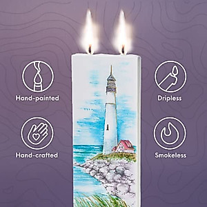 flatyz Decorative Candles – Special Candles for Gift – Handmade Candles – Flat Candles Decoration – Long Burning Time 3-4 Hours 60 x 10 x 150 mm – Tree