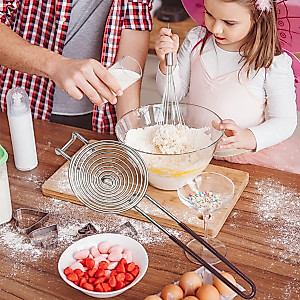 1 Pack Stainless Steel Yolk White Separator Tool Long Handled Egg White Separator, Egg Separator for Baking Cake, Kitchen Gadget (Large)