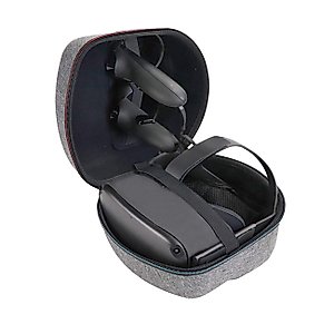 Oriolus Hard Case for Oculus Quest VR Gaming Headset and Controllers Accessories Waterproof Carrying case (Gray)