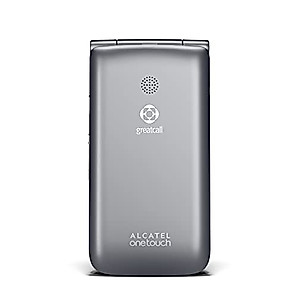 Jitterbug 4043S5RRY Flip Easy-to-Use 4G Prepaid Cell Phone Graphite