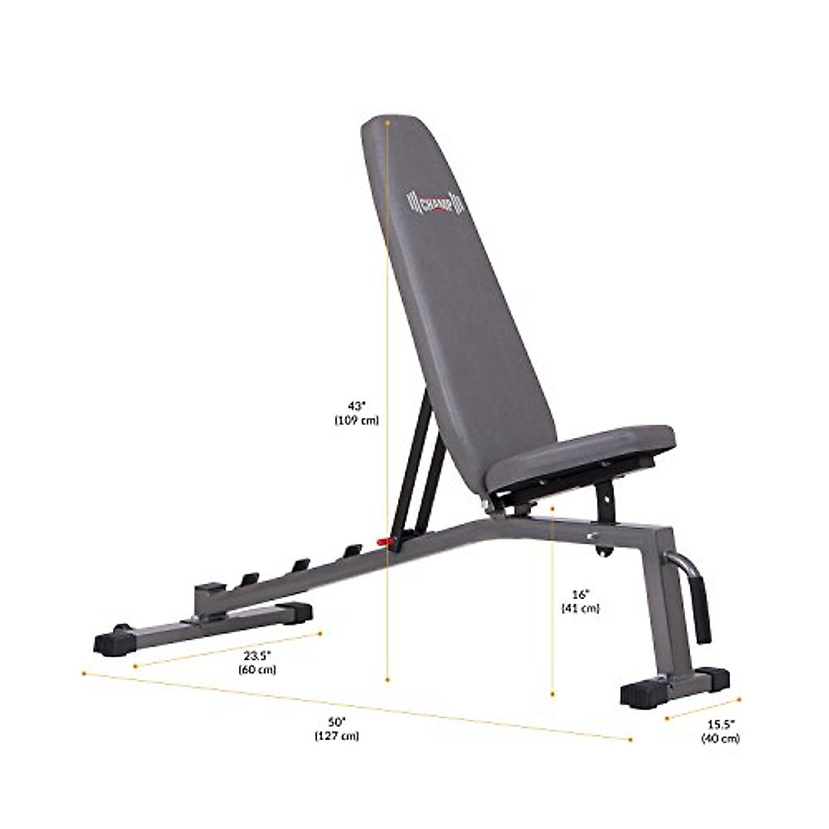 Body Champ Launch Bench Set with 2-Piece Power Rack, Home Fitness Equipment