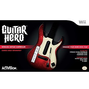 Wii Guitar Hero 5 Stand-Alone Guitar (Renewed)