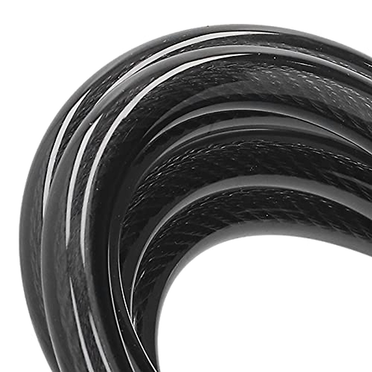 Shanrya USB Rechargeable Bicycle Lock, Antitheft Reliable Bike Cable Lock for Luggage Door