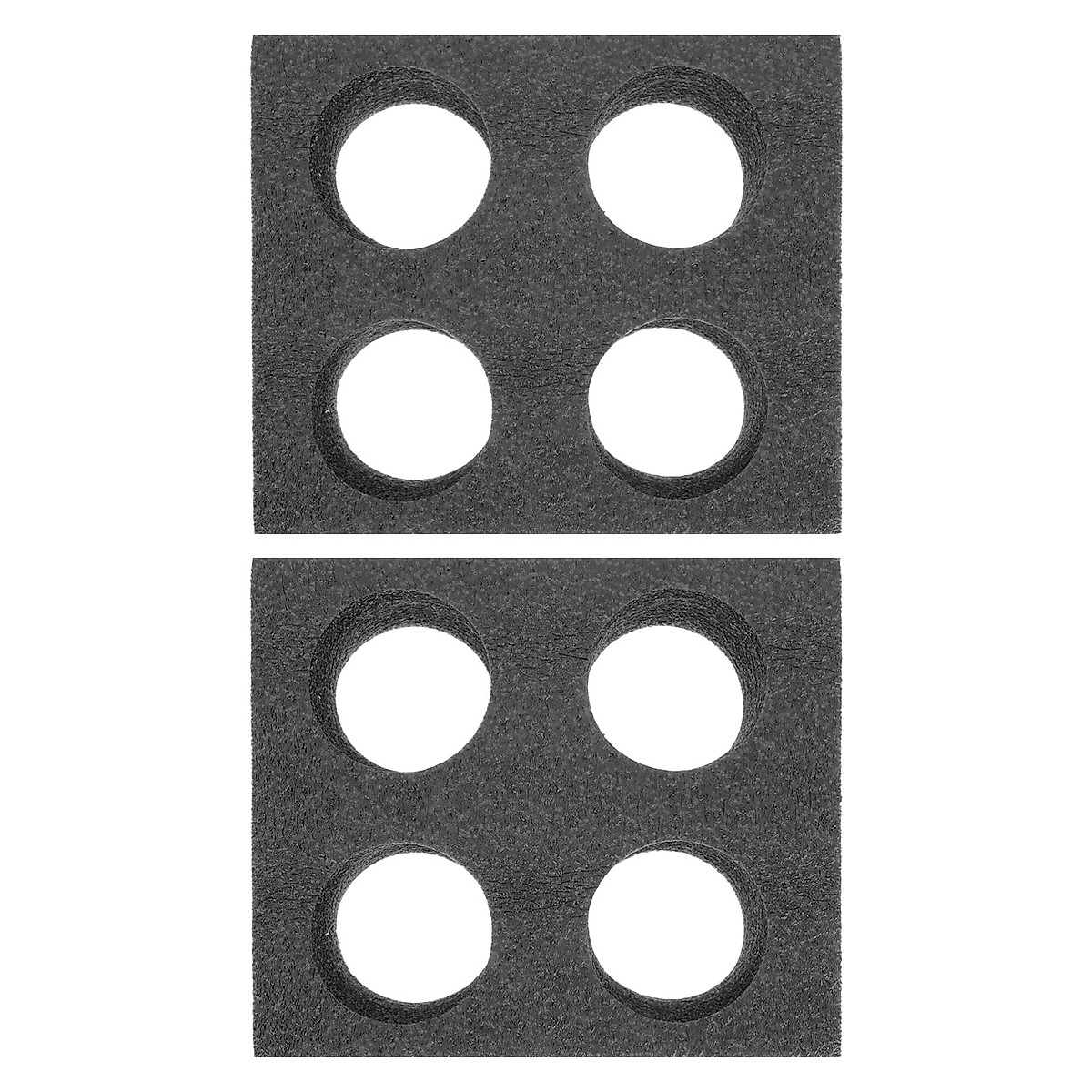 Cabilock 4 Pcs 4 Hole Cup Holder Takeout Cup Holders 4 Beer Bottle Drink Takeout Holder Drink Holder Foam Cup Holder Metal Cup Takeout Packing Holders Tea Drink Tray Pearl Cotton Car Travel