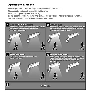 Solar Outdoor Lights, 48LEDs 900LM Garden Lights Solar Powered Waterproof IP65 4 Modes Emergency Light with PIR Motion Sensor, All-in-one Cordless Lamp, for Street Road Yard Pathway