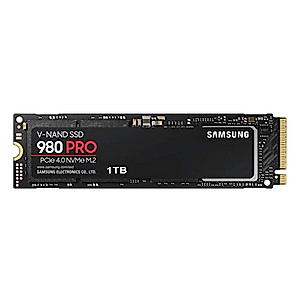 Samsung 980 PRO 1TB PCIe 4.0 NVME M.2 SSD (MZ-V8P1T0BW)