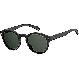 Polaroid Sunglasses unisex adult Pld6042/S Sunglasses, Black, 49 mm US