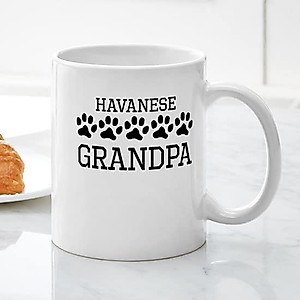 CafePress Havanese Grandpa Mugs Ceramic Coffee Mug, Tea Cup 11 oz