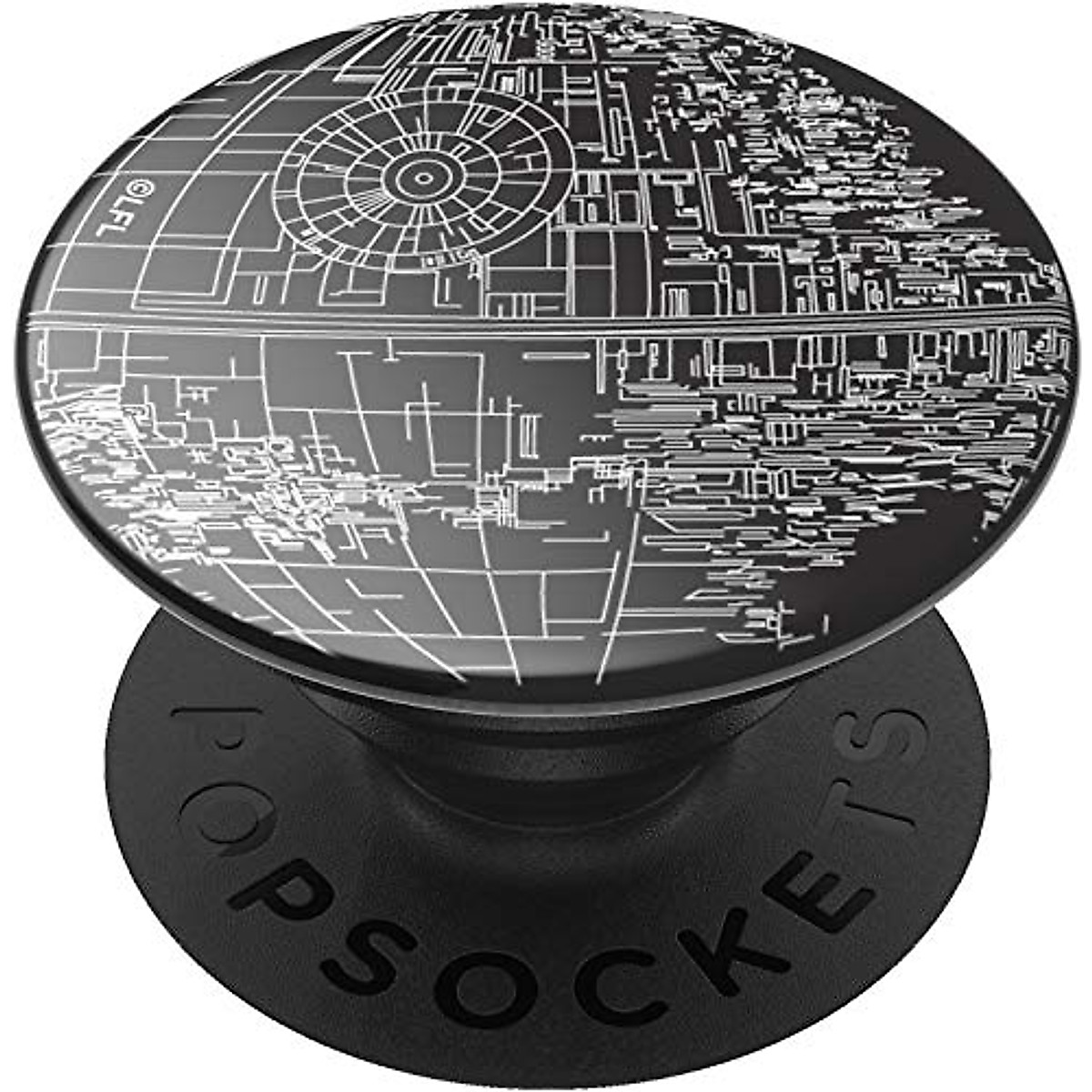 ​​​​PopSockets Phone Grip with Expanding Kickstand, PopSockets for Phone - Star Wars - Death Star Alum