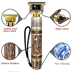 mens clipper cordless Hair Clippers, Razor Electric Professional Beard Trimmer Grooming Shaving Machine Self Hair Cutting Haircut Trimmers Cutter，guanyin