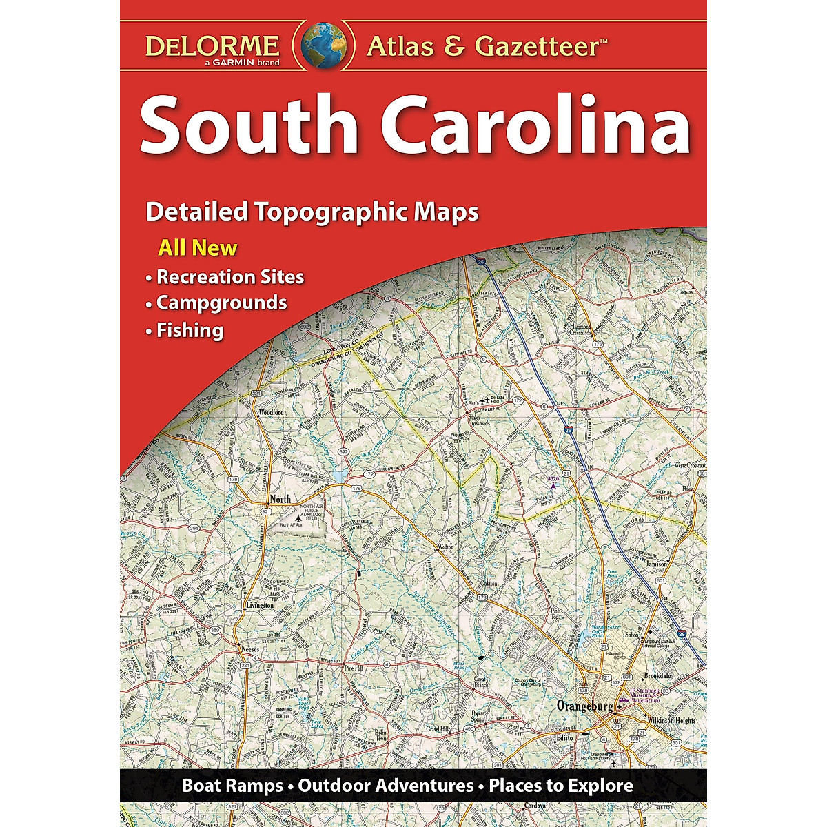 Delorme Atlas & Gazetteer South Carolina (Delorme Atlas & Gazeteer)