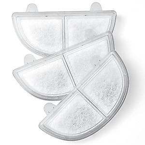 Homerunpet Pet Fountain Filters Replacement for Wireless Pumps Cat Water Fountain Dog Water Dispenser WF20/CF20