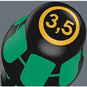 Wera 05007680001 Kraftform Plus 334 SK/6 Screwdriver Set and Rack, Lasertip, 6-Piece