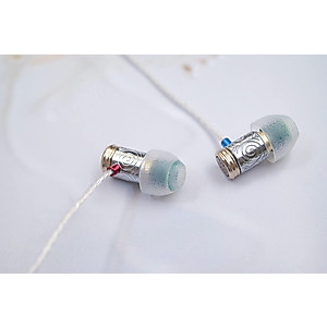 Linsoul TANGZU Tang Sancai in Ear Monitor Ear Plugs, 3 Pairs, Matte Texture Straight Tooth Grooves Eartips for IEMs, in-Ear Earphone, Audiophile Musician (S/M/L)