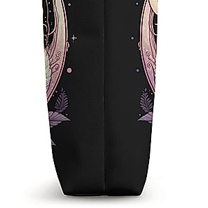Moon Phases Crystal Witchy Cute Black Cat Kawaii Pastel Goth Tote Bag