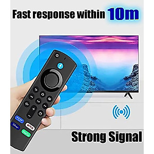 Voice Remote Control L5B83G Replacement for Fire TV (3rd Gen, Pendant Design), Fire TV Lite, Fire TV Stick 4K Max/Bundle (2nd Gen and Later), TV Cube (1st Gen and Later)