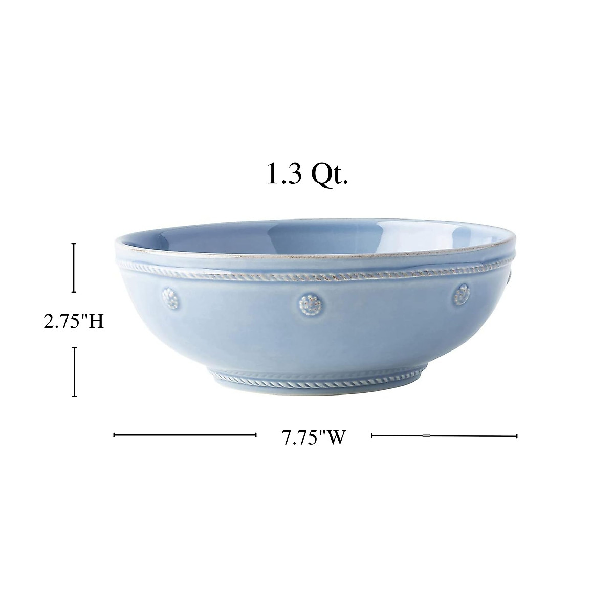 Juliska Berry & Thread 7" Coupe Bowl - Chambray