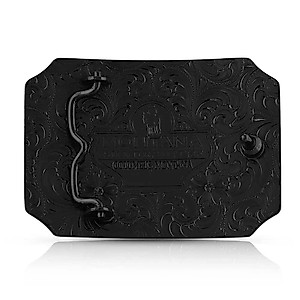 Montana Silversmiths Unisex Dawn's Early Light Star And Stripes Belt Buckle - 46100BKN One Size