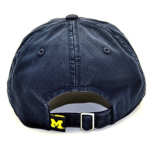 Top of the World Michigan Wolverines Men's Relaxed Fit Adjustable Hat Team Color Primary Icon, Adjustable
