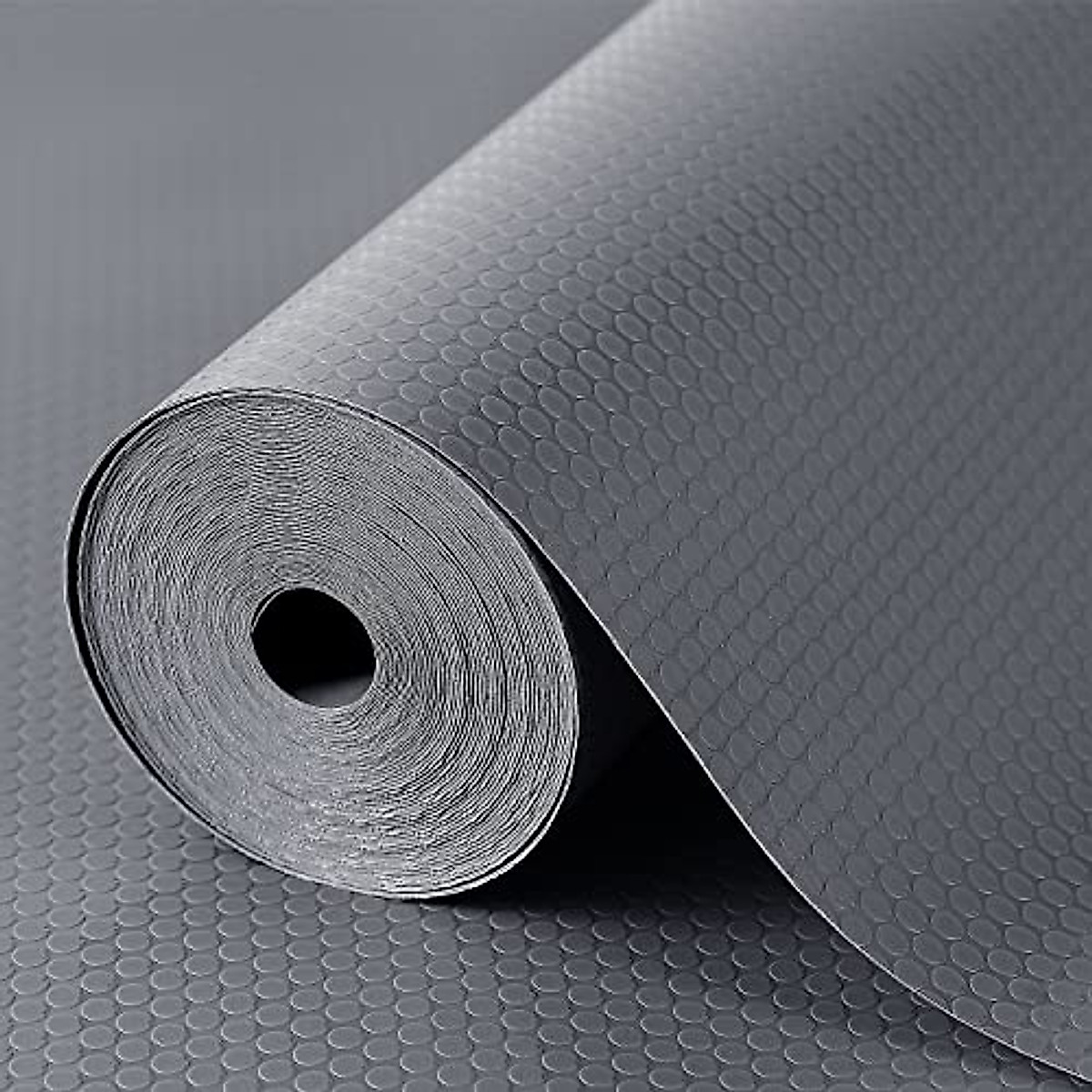 Shelf Liners for Kitchen Cabinets Refrigerator Liners Waterproof & Oil-Proof Kitchen Cupboard Liner Non-Slip Drawer Mats EVA Material Non Adhesive Fridge Liner for Shelves - Gray