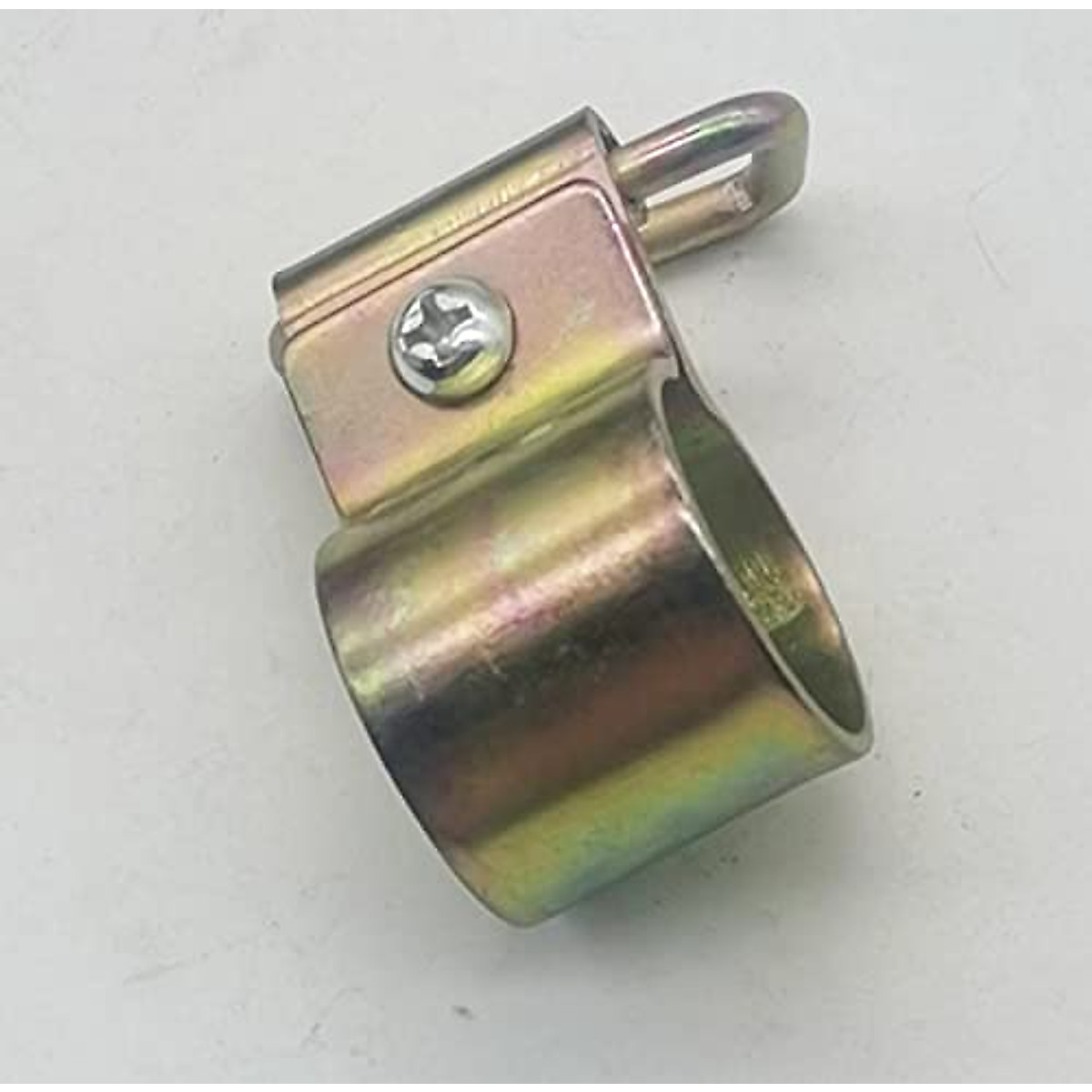 Gabasinover,2-Pcs, Trimmer Shaft Clamp Trimmer Replacement Shaft Boom Clamp Shoulder Strap Drive Straight Shaft Tube Mount Clamp for Trimmer Harness Shoulder Strap Garden Lawn Cutter (D-24MM)