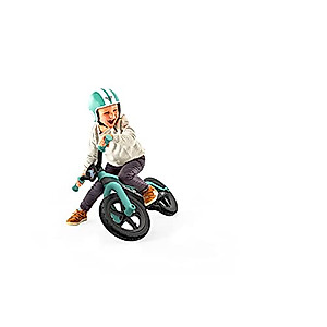 Chillafish Bmxie² Lightweight Balance Bike with Integrated Footrest and Footbrake for Kids Ages 2 to 5 Years, 12-inch Airless Rubberskin Tires, Adjustable Seat Without Tools, Minth