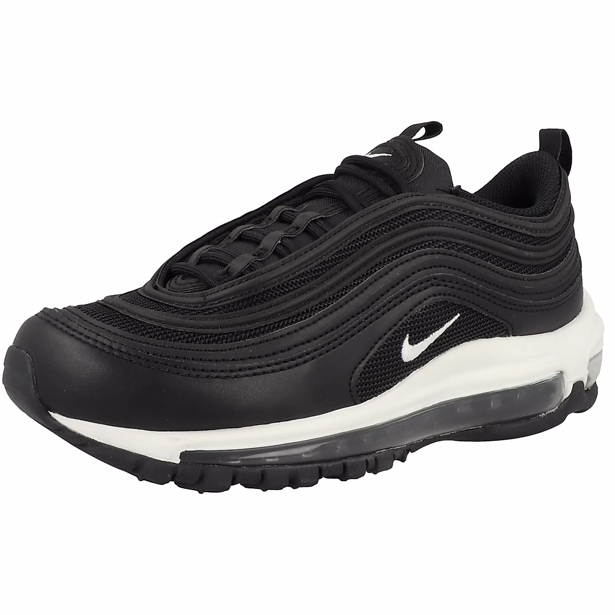 Nike Women's Air Max 97, Black/Black/White, Size 6.5