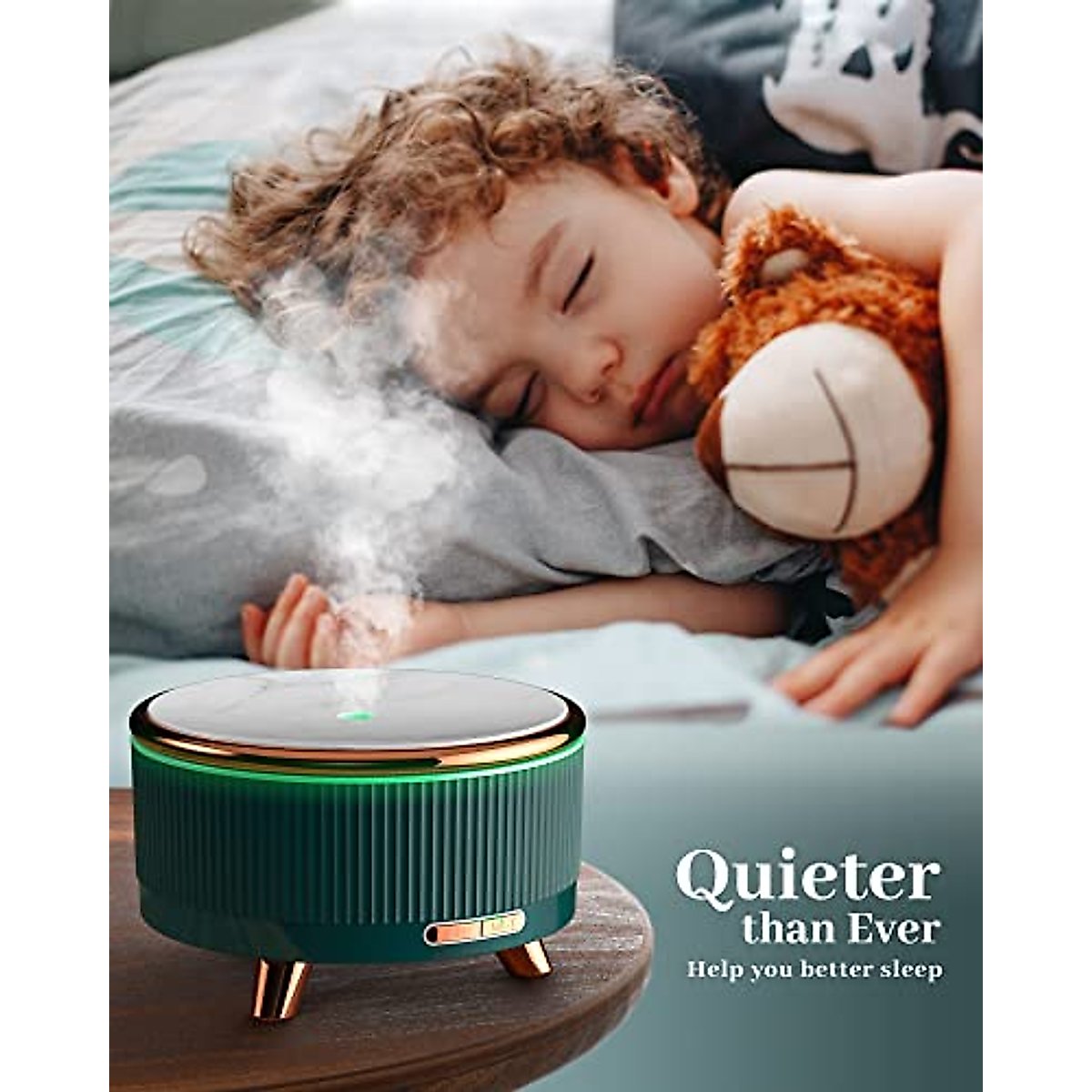 Diffusers for Essential Oils Large Room, 500ml Aromatherapy Diffuser，7 Colors Changed