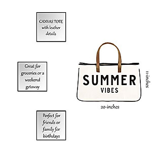 Santa Barbara Design Studio Canvas Tote, White/White, Brown, Black