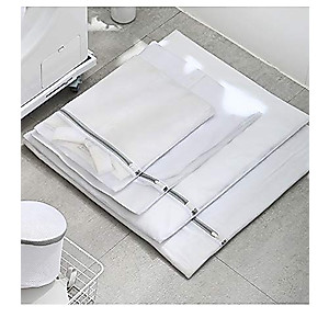 IDOSYS 4 Packs Laundry Mesh Bag with Reusable Laundry Balls Washing Bags in Different Size Reusable and Durable Mesh Wash Bags (1 L,1 M, 1 S and 1 Bra Bag)