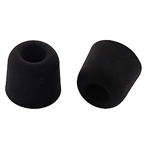 ALXCD Foam Ear Tips Compatible with 4.0mm Connect Hole, Medium Size 4 Pairs Soft Memory Foam Earbud Tips, Fit for Most in-Ear Headphones, Foam, Black Gray Red Blue