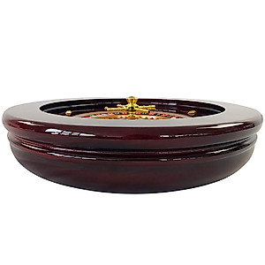 Yuanhe Deluxe Roulette Wheel Set - 20Inch Casino Grade High Glossy Roulette Game Set with 2 Balls Pills,Very Smooth Spinning Action,Great for Home Game Night or Professional Use