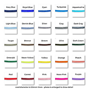 Thin Red Cord Bracelet - Waterproof Nylon Adjustable Surfer String Friendship Bracelet for Men, Women, Teens - Unisex Vegan Lightweight Summer Beach Accessories