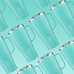 BrüMate Toddy XL - 32oz 100% Leak Proof Insulated Coffee Mug with Handle & Lid - Stainless Steel Coffee Travel Mug - Double Walled Coffee Cup (Aqua)