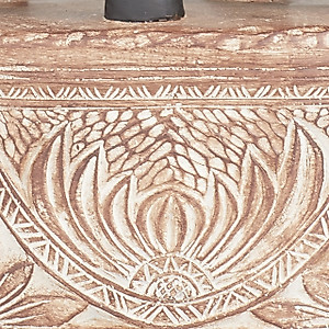 Deco 79 Polystone Safari Animal Sculpture, 8" x 5" x 33", Multi Colored (080374)