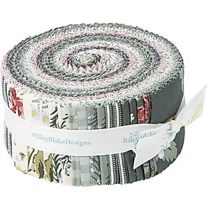 Jen Allyson Bellissimo Rolie Polie 40 2.5-inch Strips Jelly Roll Riley Blake Designs RP-13830-40
