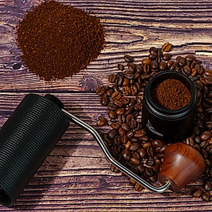 Manual Coffee Grinder, Hand Crank Coffee Grinder for Espresso, French Press, and Pour Over, Portable Coffee Grinder for Camping and Travel