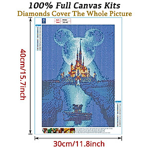 CHANGBAISHAN 5D Diamond Painting Kits for Adults and Kids - DIY Full Drill Diamond Painting 12''×16'' - Crystal Rhinestone Diamond Art Kits for Adults and Kids - Home Wall Decor - Relaxing Gifts