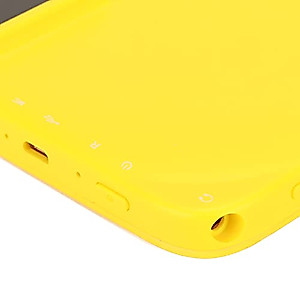 HD Tablet, 100-240V Yellow LED Screen Octa Core Processor 7in Kids Tablet 4GB 128G Front 2MP Rear 5MP for Reading for Android 10 (Yellow)