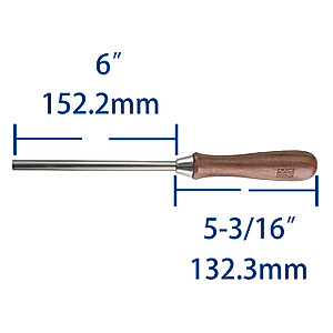 Cabinet Scraper Burnisher Tool with Beautiful Maple Handle High Speed Steel Rod