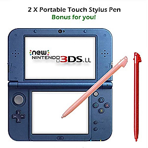 2 Pcs 3.9ft USB Charger Cable Compatible with Nintendo 3DS/ 2DS, Play and Charge Charging Cord Compatible with Nintendo New 3DS XL/ New 3DS/ New 2DS XL/ New 2DS/ 2DS XL/ 2DS/ DSi/ DSi XL with 2 Stylus